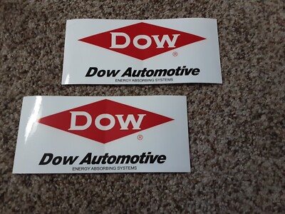Lot of 2 Vintage Nascar DOW Automotive Racing Decals Stickers Nascar ...