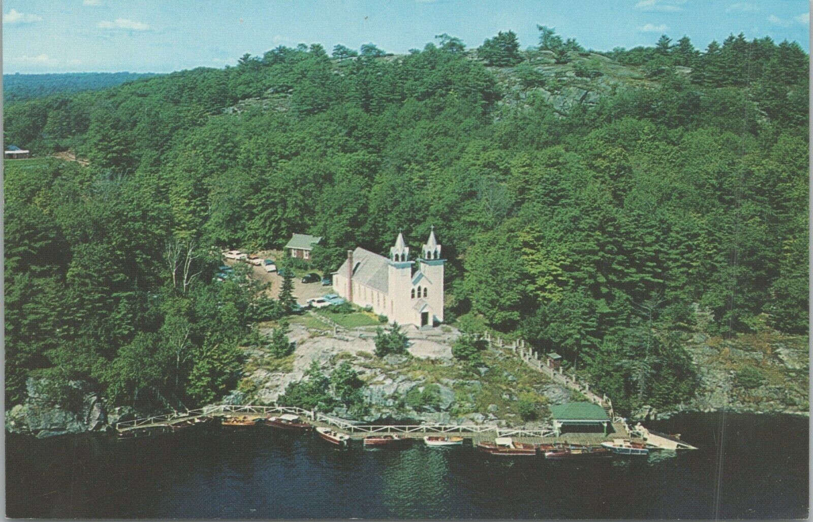 Minett Ontario Canada St. John The Baptist Church Vintage Postcard ...