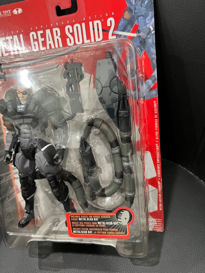 Metal Gear Solid 2 Solidus Snake Figure Sons of Liberty McFarlane Toys ...