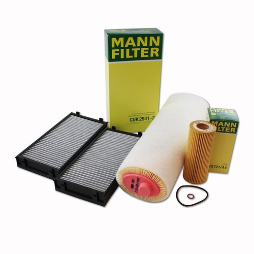 MANN-FILTER Air C15143/1 Oil HU721/4X Cabin CUK2941-2 Filters RAPKIT119 ...