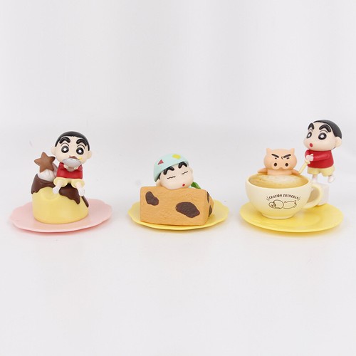 Vibrant Crayon Shin Chan Afternoon Tea Summertime Dessert Pvc Figure ...