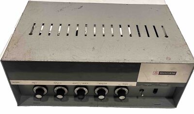 Vintage BOGEN Model MU1250 Amp UNTESTED For Parts Series- R-113 | eBay