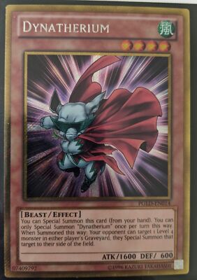 YuGiOh Dynatherium Gold Rare PGLD-EN014 | eBay Australia