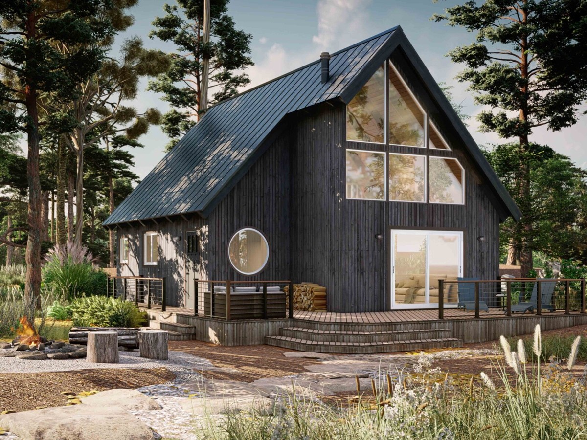 Small Timber Frame Homes Plans Contemporary Gunnar's House | Huus Og