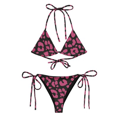 Hot Pink String Bikini - Triangle Bikini Set | eBay