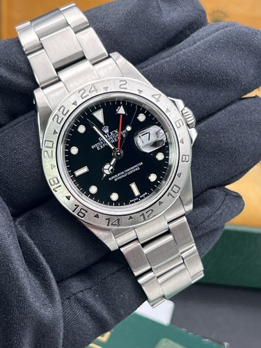 rolex explorer ii Model 16570 Black Dial- 2002 | eBay UK