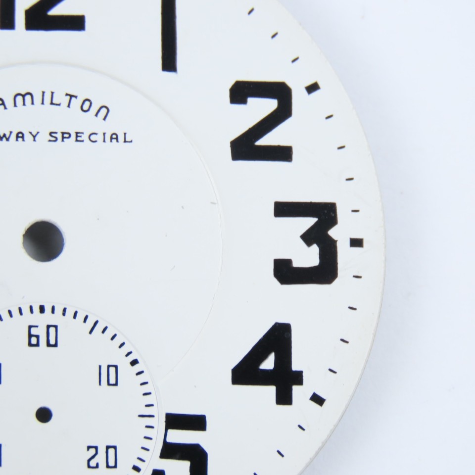 Hamilton 16 Size 992B & 950B Melamine “Hamilton Railway Special” P.W ...