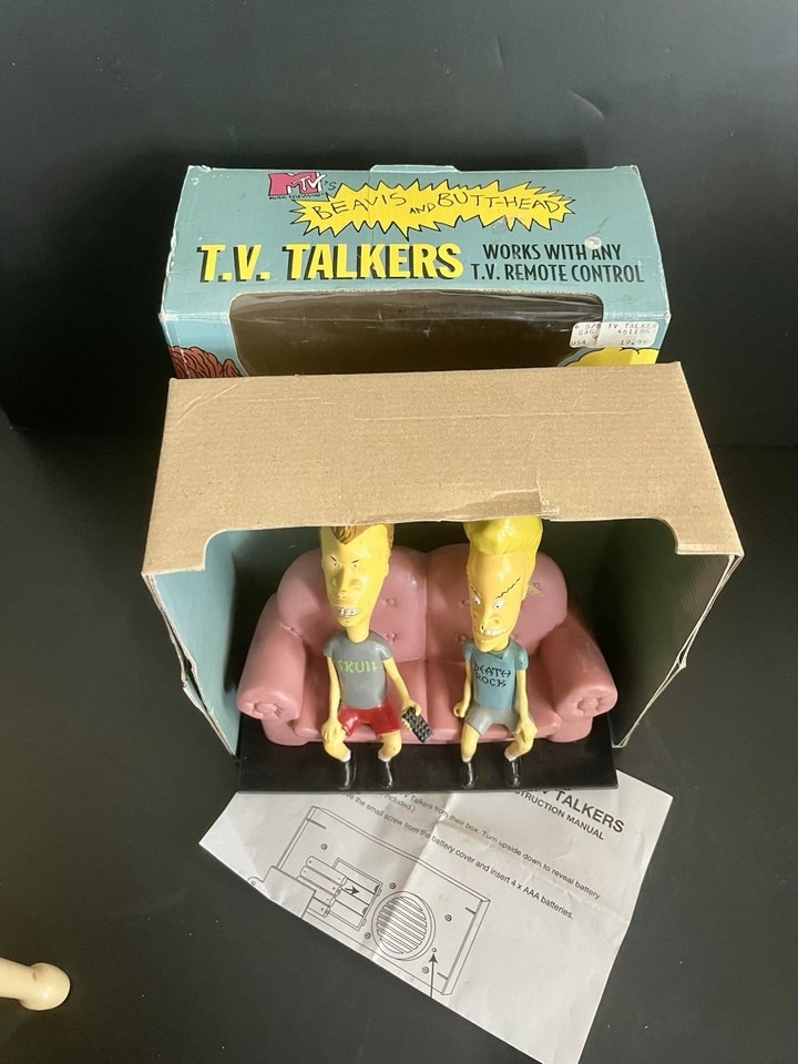 Beavis and Butthead TV Talkers - In Original Box, Untested - 1996 MTV ...