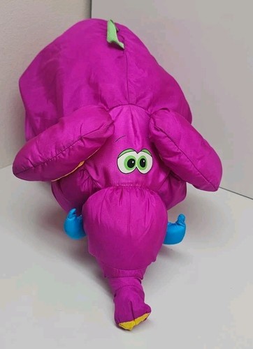 Fisher Price Big Things Puffalump Elephant Purple 18" Nylon Plush | eBay