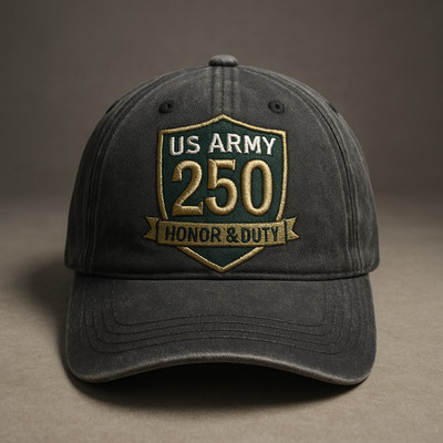 US Army 250th Anniversary Military Cap Embroidered Hat Veteran Gift | eBay
