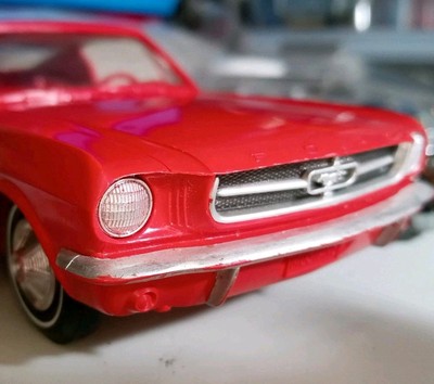 🌟 AMT 1965 Ford Mustang 🐎 Fastback Red Dealer Promo 1966 '65 '66 Vtg ...