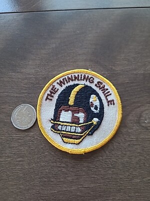 Nice Vintage The Winning Smile Round Patch | eBay