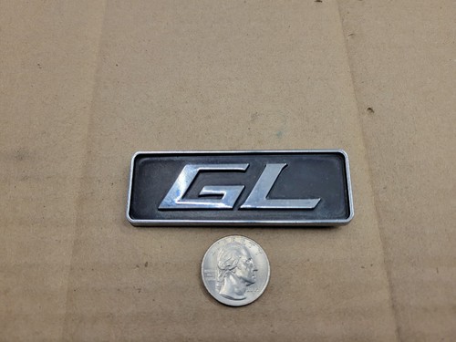 OEM GL Black Vintage 3.25" Plastic Emblem Badge Logo Nameplate Name ...