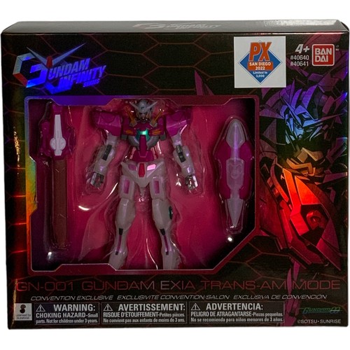 New Gundam Infinity GN-001 Exia Trans-Am Mode Action Figure SDCC 2022 ...