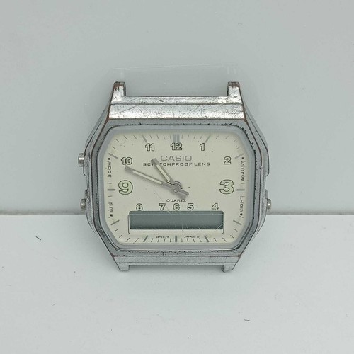 Casio Quartz 1301 Digital AD159 Ana Digi Vintage Men’s Watch For Parts ...