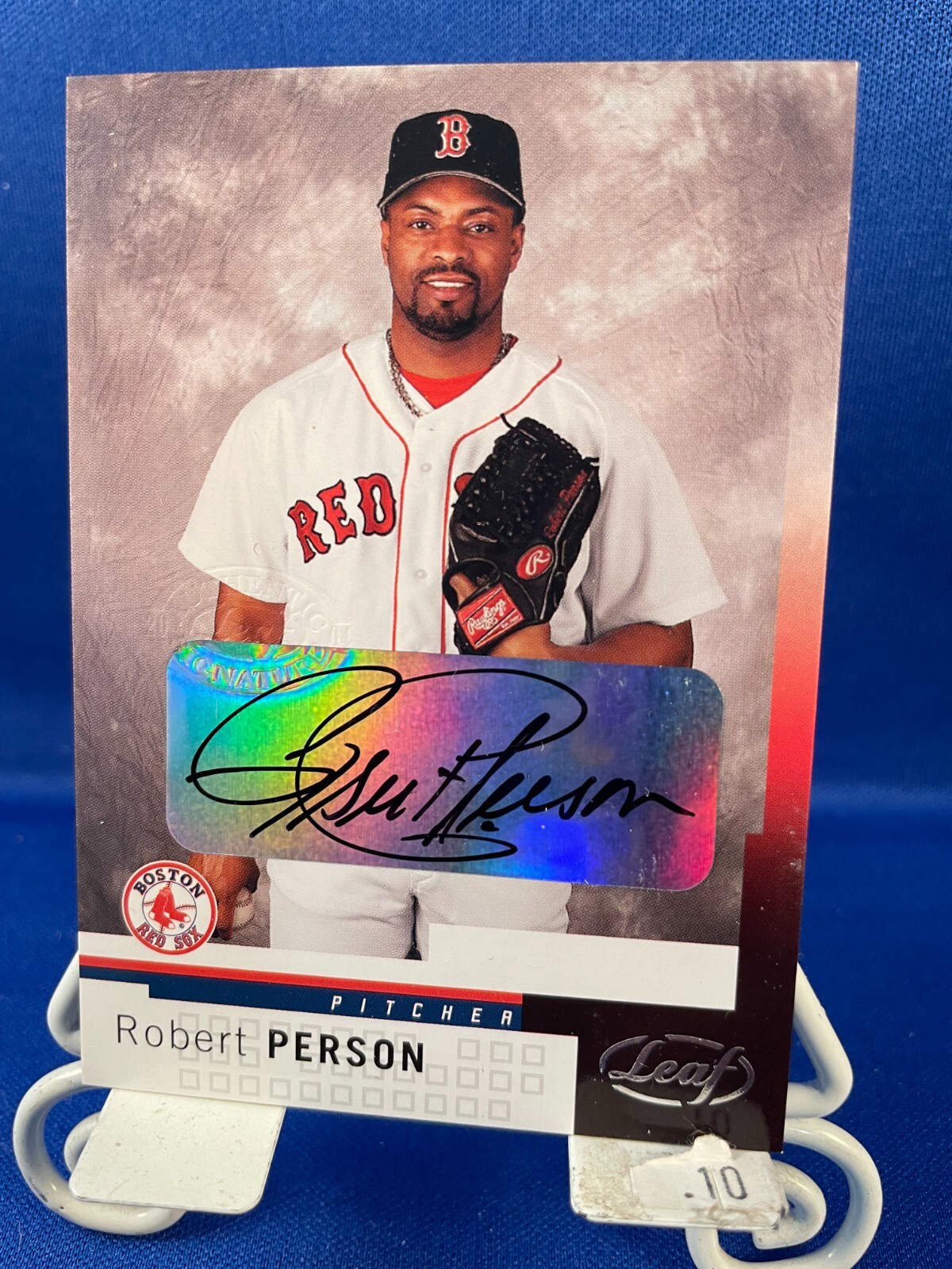 2004 Leaf Autographs Robert Person 14 Red Sox | eBay