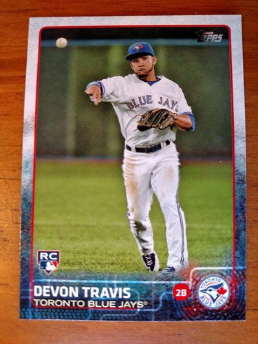 2015 Topps Devon Travis Rookie Card #571B FS SP | eBay