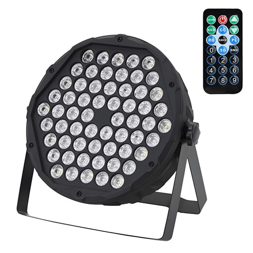60W Par Light Beam Stage Light 60 LED RGB DMX512 Party DJ Disco Party ...
