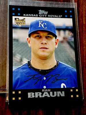 Ryan Braun 2007 TOPPS RC # 262 - KC Royals | eBay