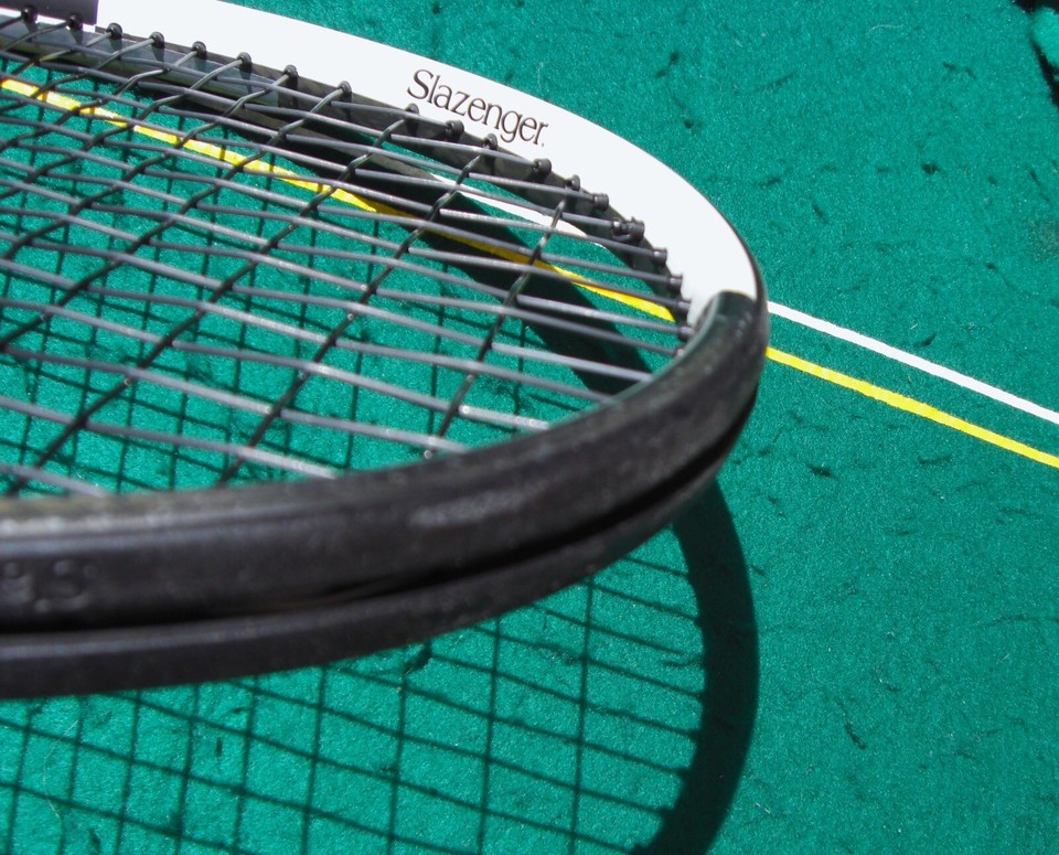 Slazenger Pro Braided MP 95 Racket Strung 16x18 4 1/2 EXCL Tim Henman ...