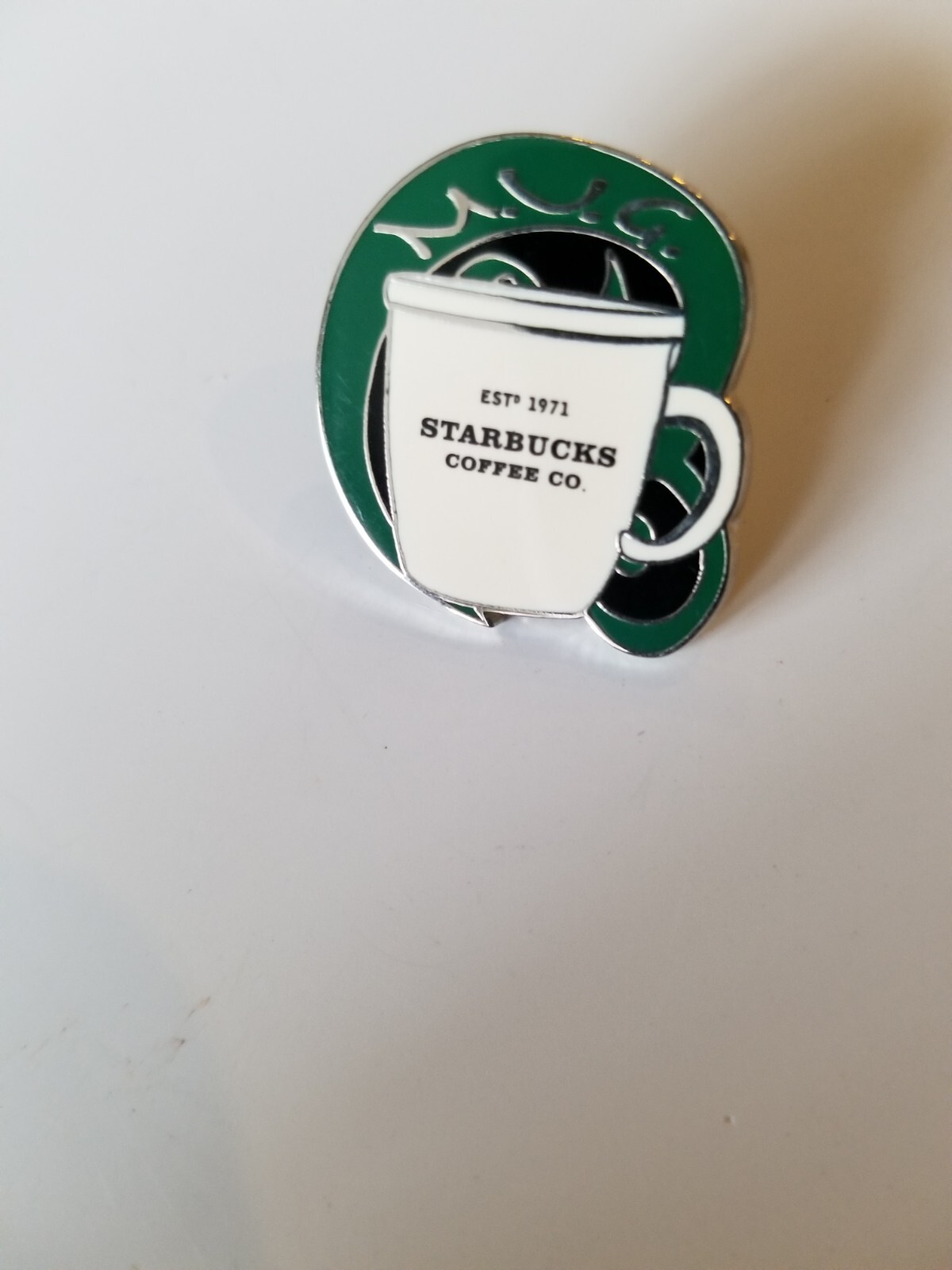 STARBUCKS COFFEE COMPANY EST* 1971 - MUG PIN. | eBay
