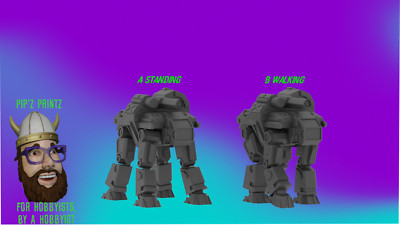 GOL Goliath Alternate Mech Model For Battletech 6mm-10mm-15mm | eBay