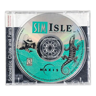 SIM ISLE: Missions In The Rainforest - PC CD, 1998 - WARRANTY - MAXIS ...