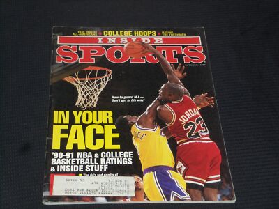 1990 OCTOBER INSIDE SPORTS MAGAZINE - MICHAEL JORDAN FRONT COVER - L ...