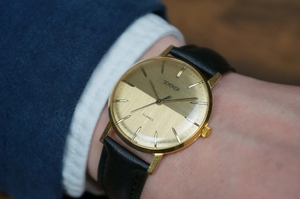 Seconda watch, USSR watch, 1970s, Mens watch, vintage watch, Soviet ...