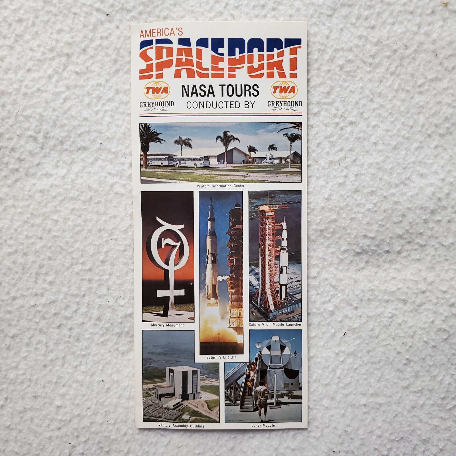 VINTAGE - NASA TOURS / KENNEDY SPACE CENTER FLORIDA TOUR BROCHURE LOOK ...