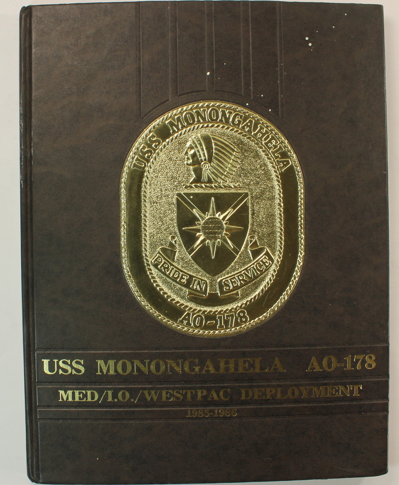 USS Monongahela AO-178 1985 1986 Mediterranean Indian Ocean Westpac ...