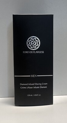 New Forever Flawless Men Diamond Infused Shaving Cream 120 ml / 4.06 oz ...