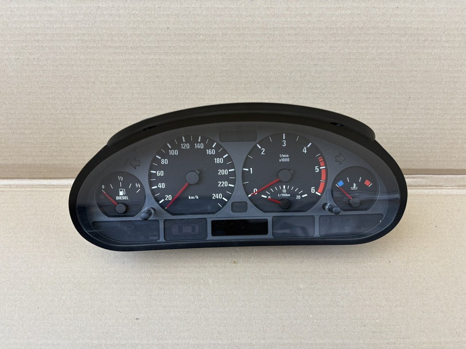 BMW 3 Series E46 Speedometer Instrument cluster LED White Lighting ...
