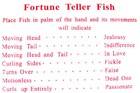 (144) MIRACLE FORTUNE TELLING FISH Teller Palm Reading | eBay