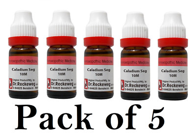 5X Dr Reckeweg Caladium Seguinum 10M CH Dilution 11ml Each | eBay