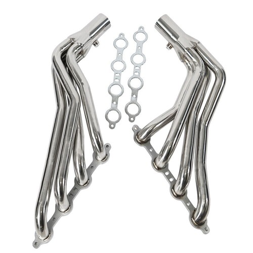 Stainless LS Swap Long Tube Headers Kit 1-7/8" for Chevy GMC C10 LS1 ...