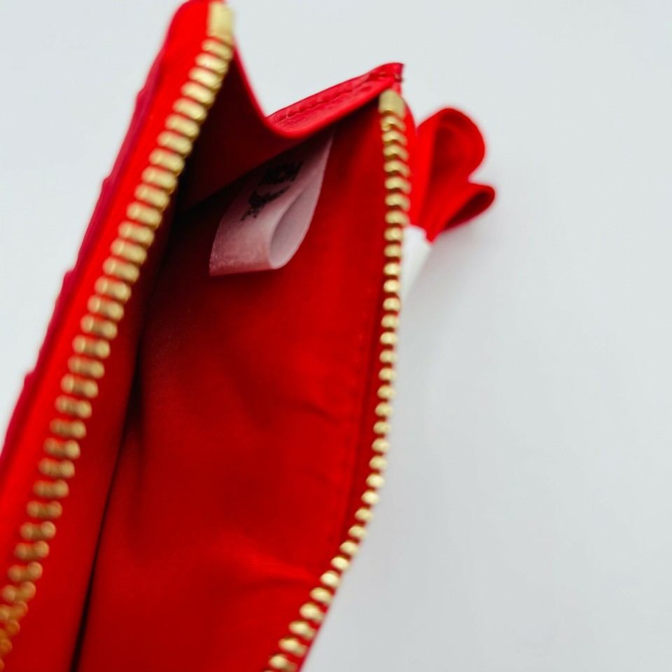 $180 MCM Spectrum Rainbow Logo Visetos Lanyard Card Case MYAAASV01 | eBay