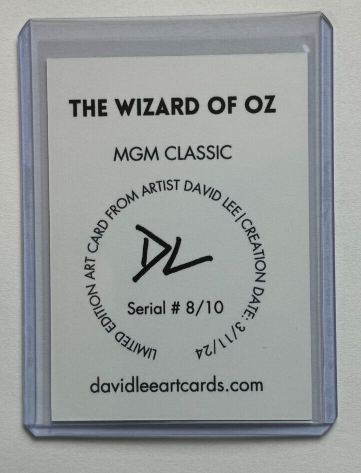 The Wizard Of Oz Limited Edition Artist Signed “MGM Classic” Trading Card 8/10 | eBay