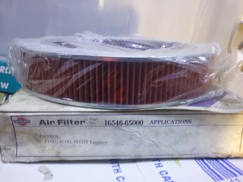 Genuine Original Nissan Patrol SD33, SD33T Engine Air Filter P/N:16546 ...