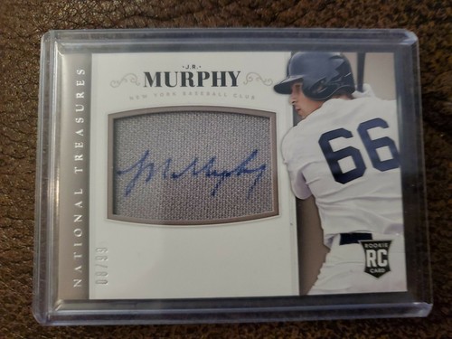 2014 Panini National Treasures - Rookie Material Signatures J.R. Murphy ...