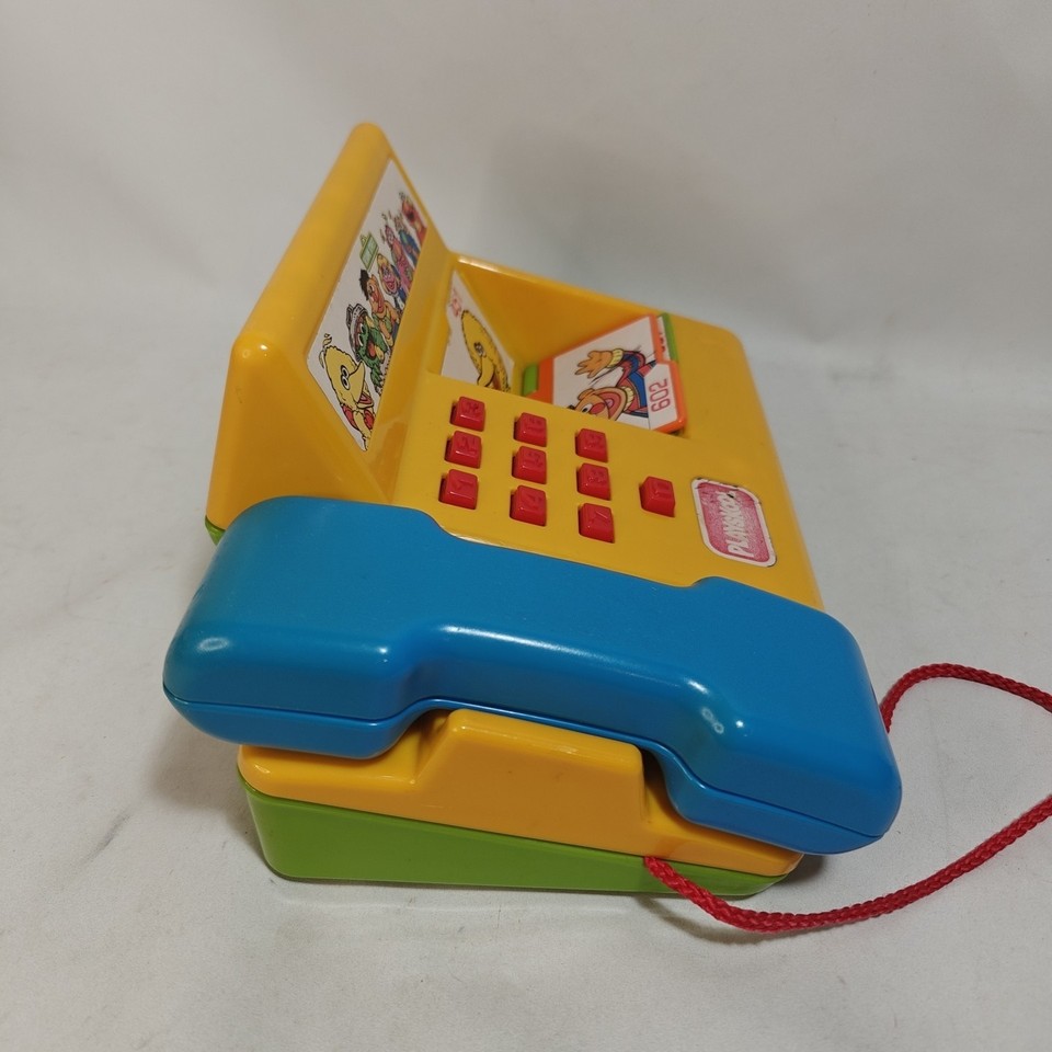VTG 1993 PLAYSKOOL SESAME STREET PLAY PHONE Tested - Works | eBay