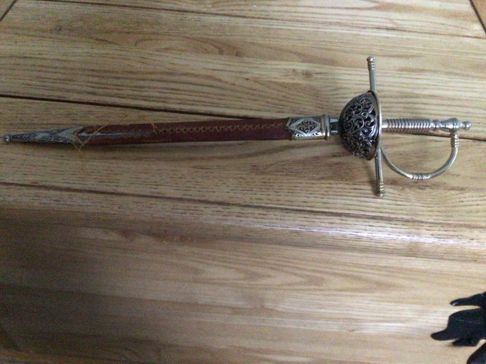 Vintage Ornate Rapier Style Sword Letter Opener- 25cm | eBay UK