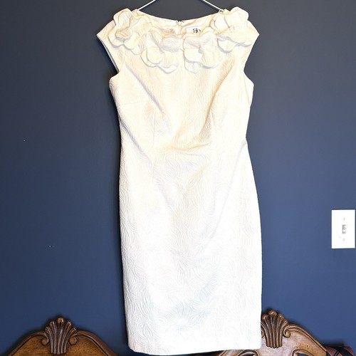 SD Collection White Sleeveless Sheath Dress SUMMER COCKTAIL PARTY ...