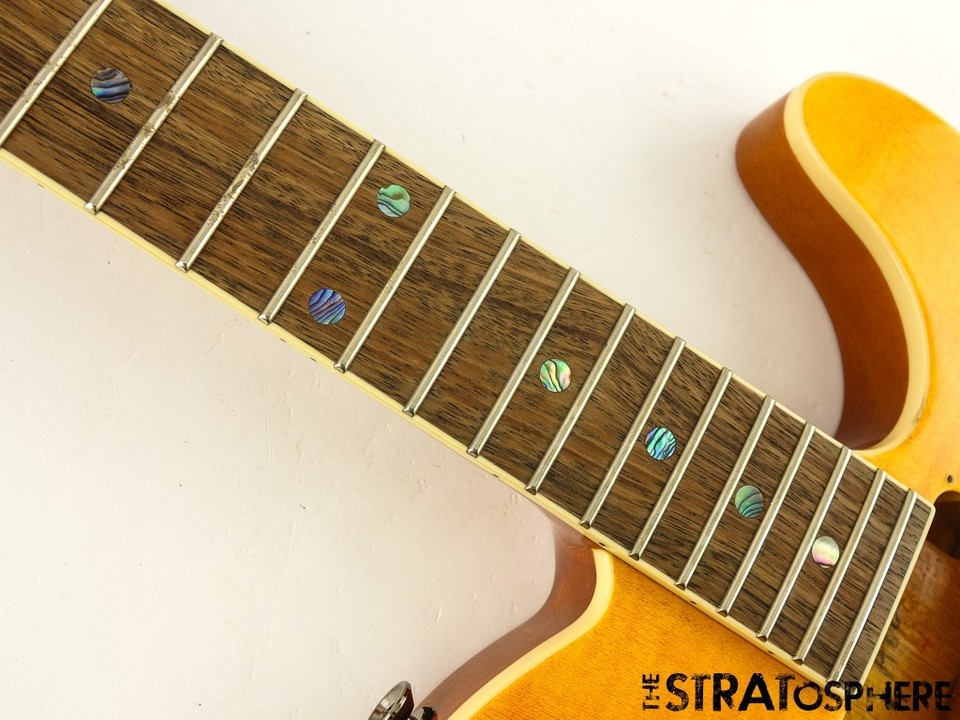 Fender Flame Maple Top Telecaster Tele BODY & NECK, FMT Set Neck Amber ...