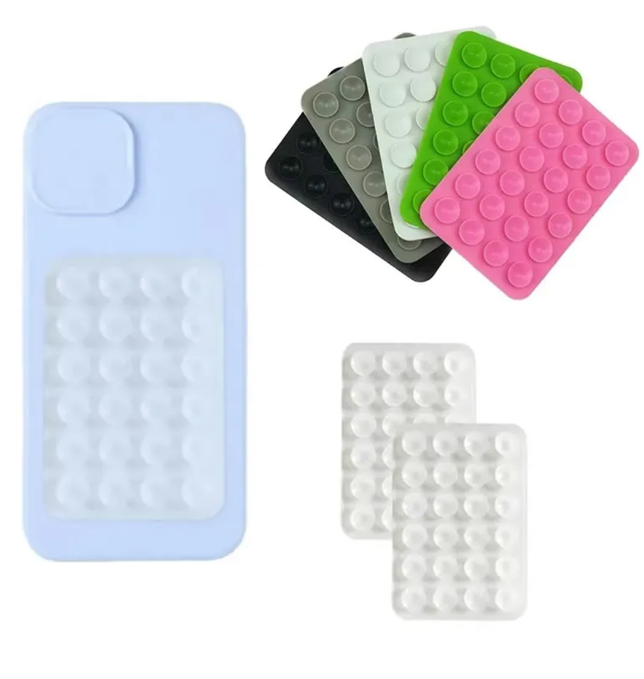 Phone silicone Suction Grip Pad Mobile case sticky iphone samsung ...