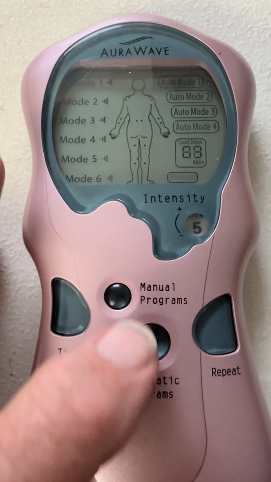 AuraWave Perfect T.E.N.S By Tony Little TENS Unit With Accessories USED | eBay