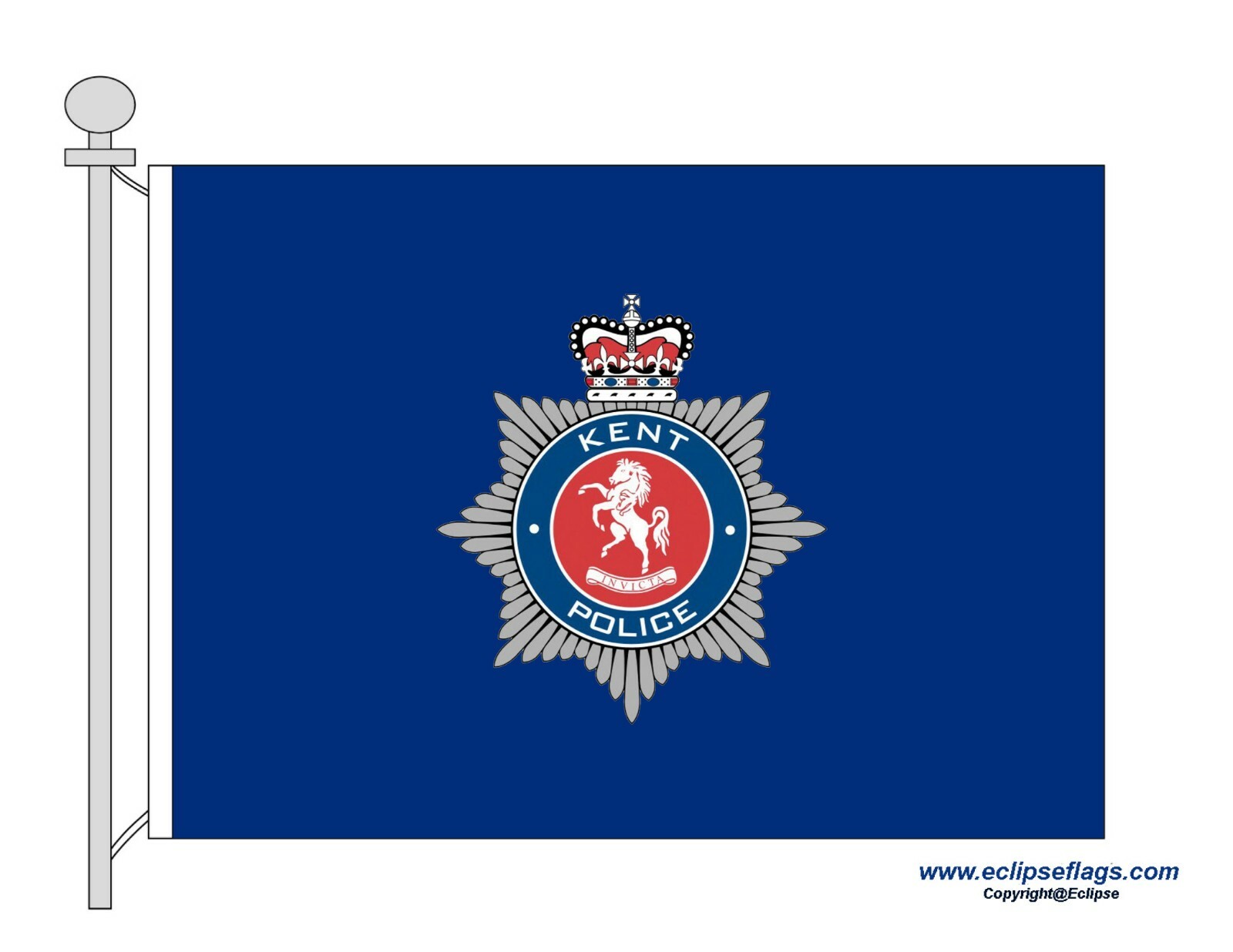 Kent Police Flag - High Quality official Flag Material Various Flag ...