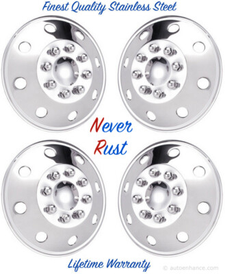 16" Winnebago Rv Motorhome Stainless Steel Snap On Wheel Rim Hubcap ...
