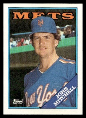 1988 Topps #207 John Mitchell New York Mets Baseball card | eBay