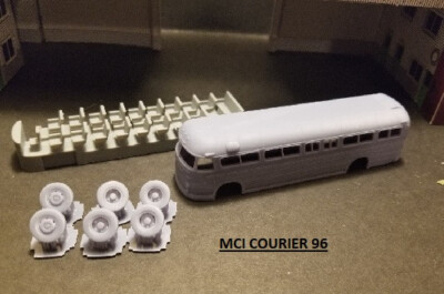 3D printed 1/87 scale model kit MCI Courier 96 Motor Coach (HB001) | eBay
